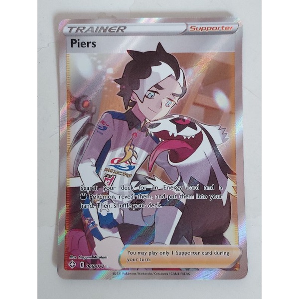 Pokemon piers full art supporter trainer shining fates card | Shopee ...