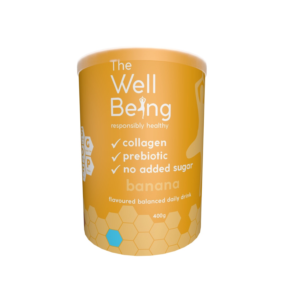Wellbeing Collagen Powder 400 grm Banana | Shopee Singapore