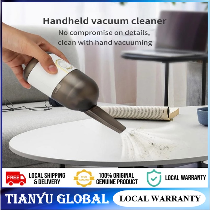 Mini Car Vacuum Cleaner Portable Wireless Handheld Vacuum Cleaner For ...