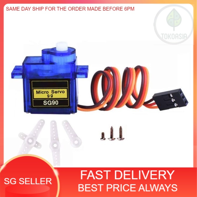 (Local Stock) SG90 Servo Micro Servo Motor Mini 9G Motor arduino 180 ...