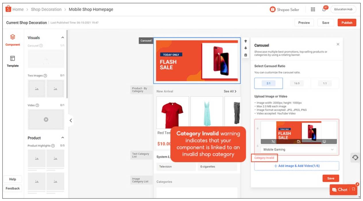 Global Category Tree impact on Shop Decoration | Shopee PH Seller ...
