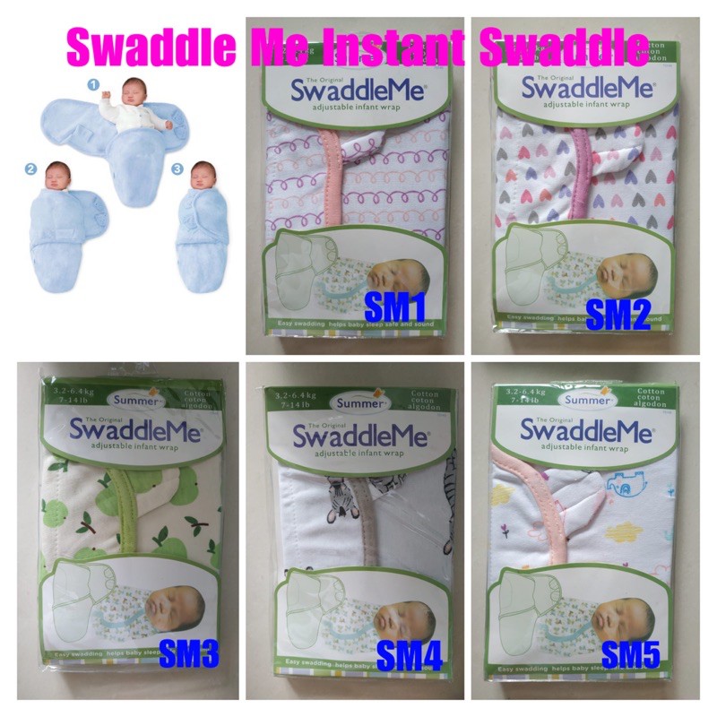 [SG SELLER] Summer Swaddle Me Instant Swaddle | Shopee Singapore