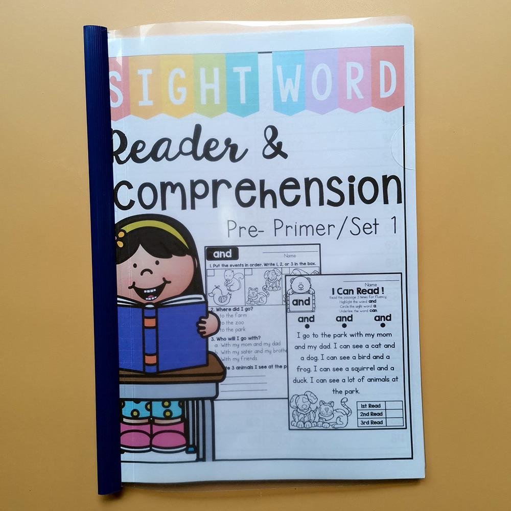 Sight Word Comprehension Workbook Teaching Read Books Children Learning ...