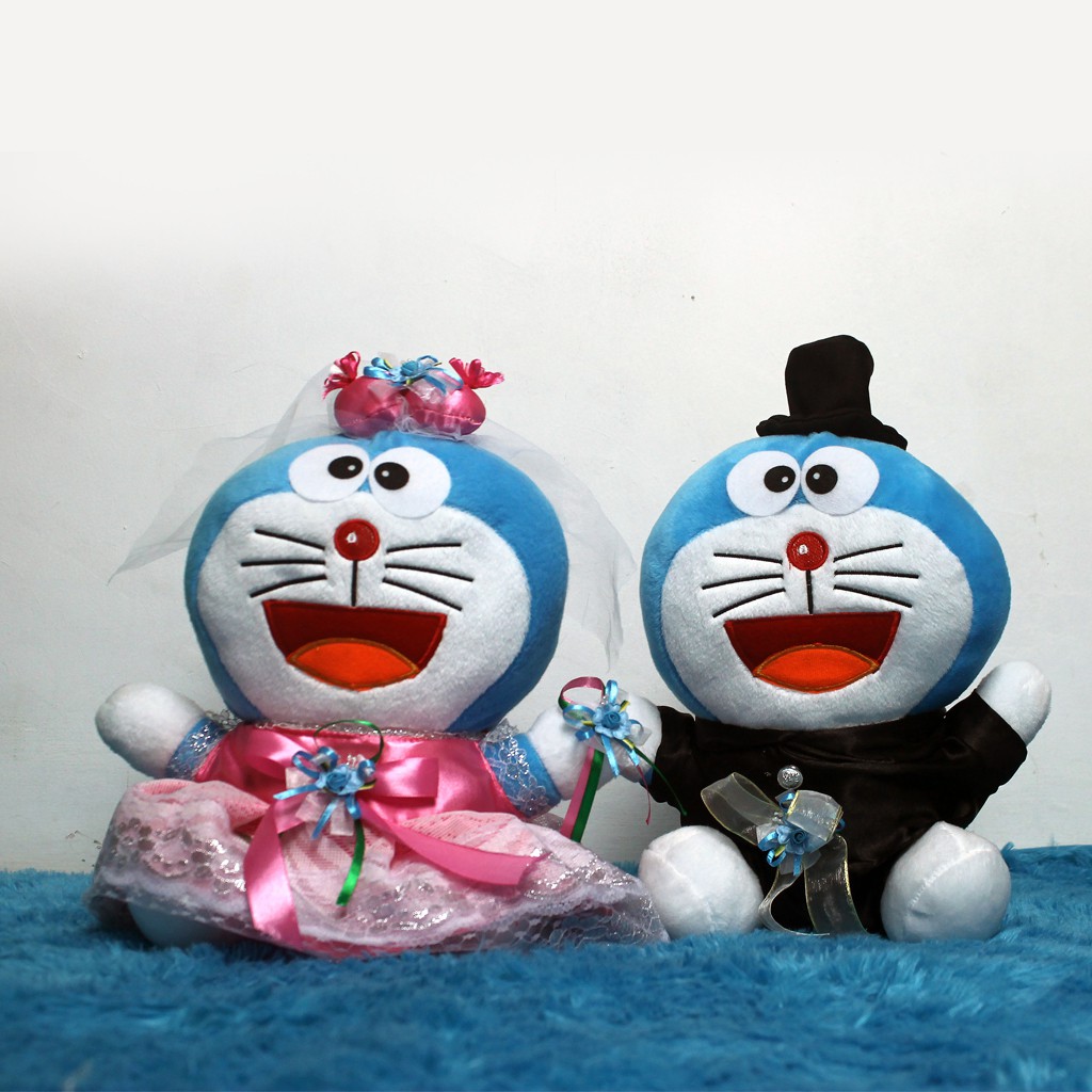 Gambar Doraemon Wedding Pengantin Ini Gelar Pernikahan Bertema