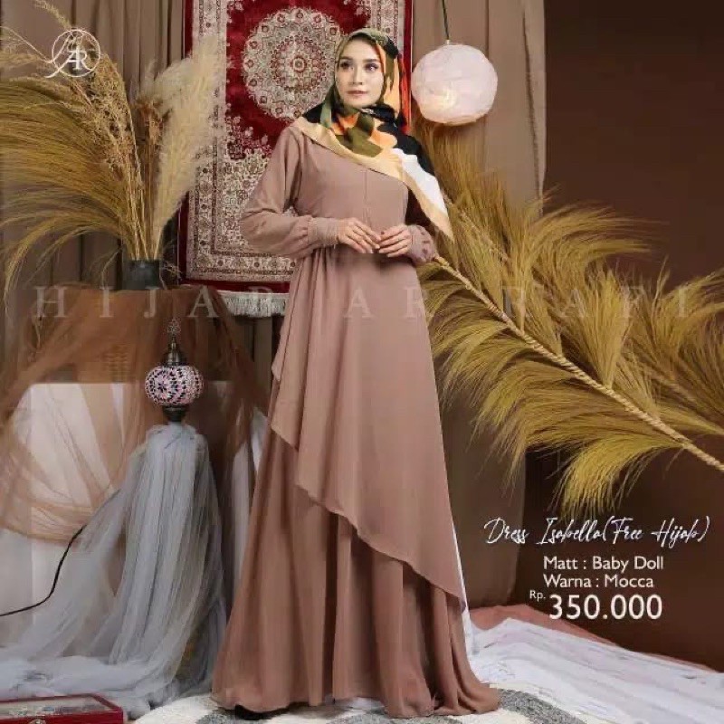 Isabella Dress By Hijab Ar Rafi (anniha Collection) | Dress Isabella By ...