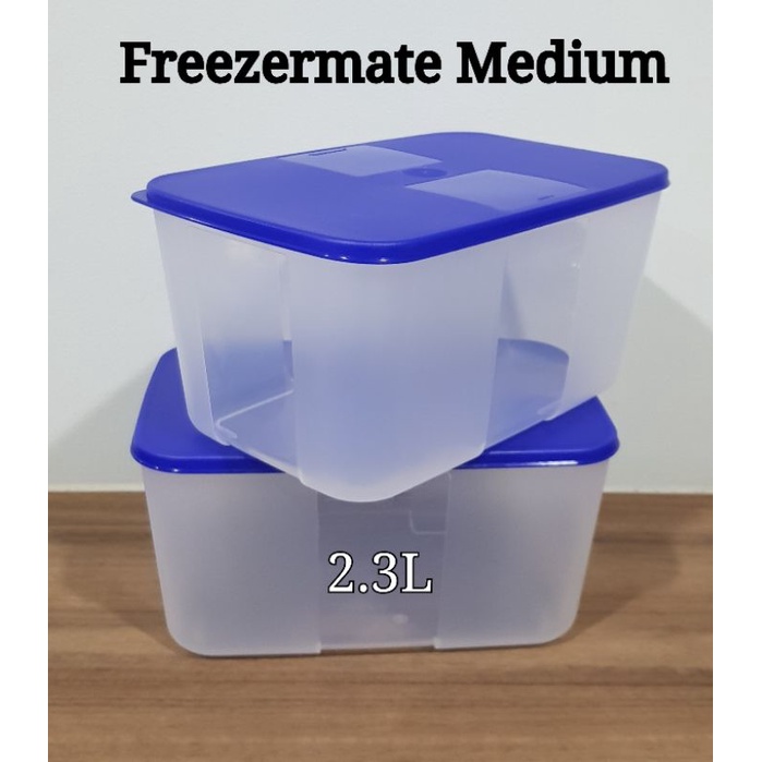 Tupperware Freezermate Medium 2.3L (2) 22.7cm(L) x 15.1cm(W) x 11.4cm(H ...