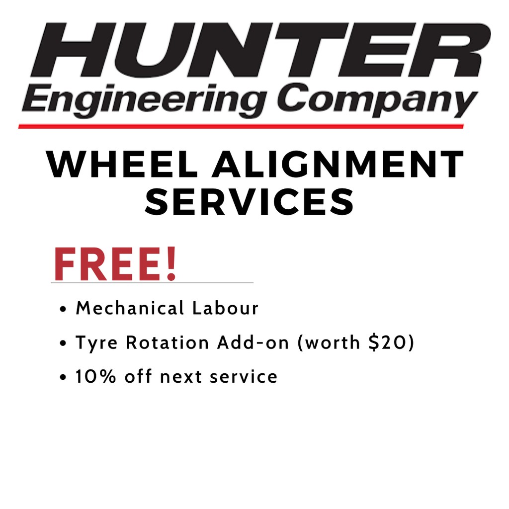 HUNTER WHEEL ALIGNMENT (HIGHLY ACCURATE!) | Shopee Singapore