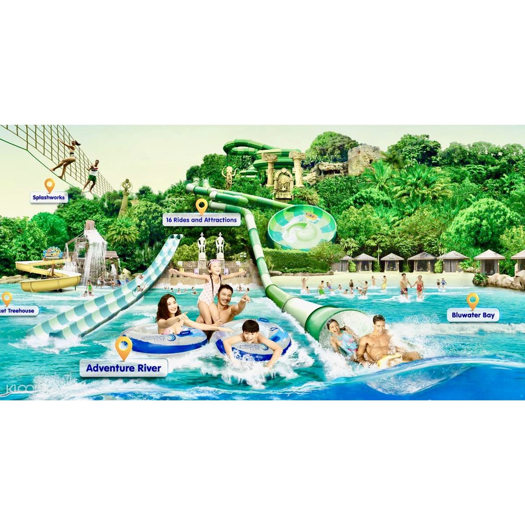 Sentosa Water Park Entry Fee is rated the best in 05/2025 - BeeCost