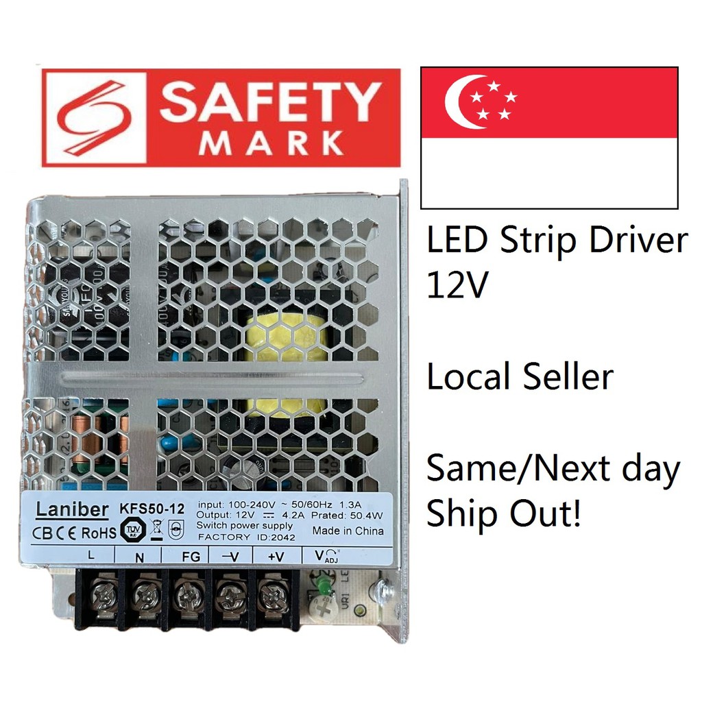 SAFETY MARK Power supply LED driver for LED strip | Shopee Singapore