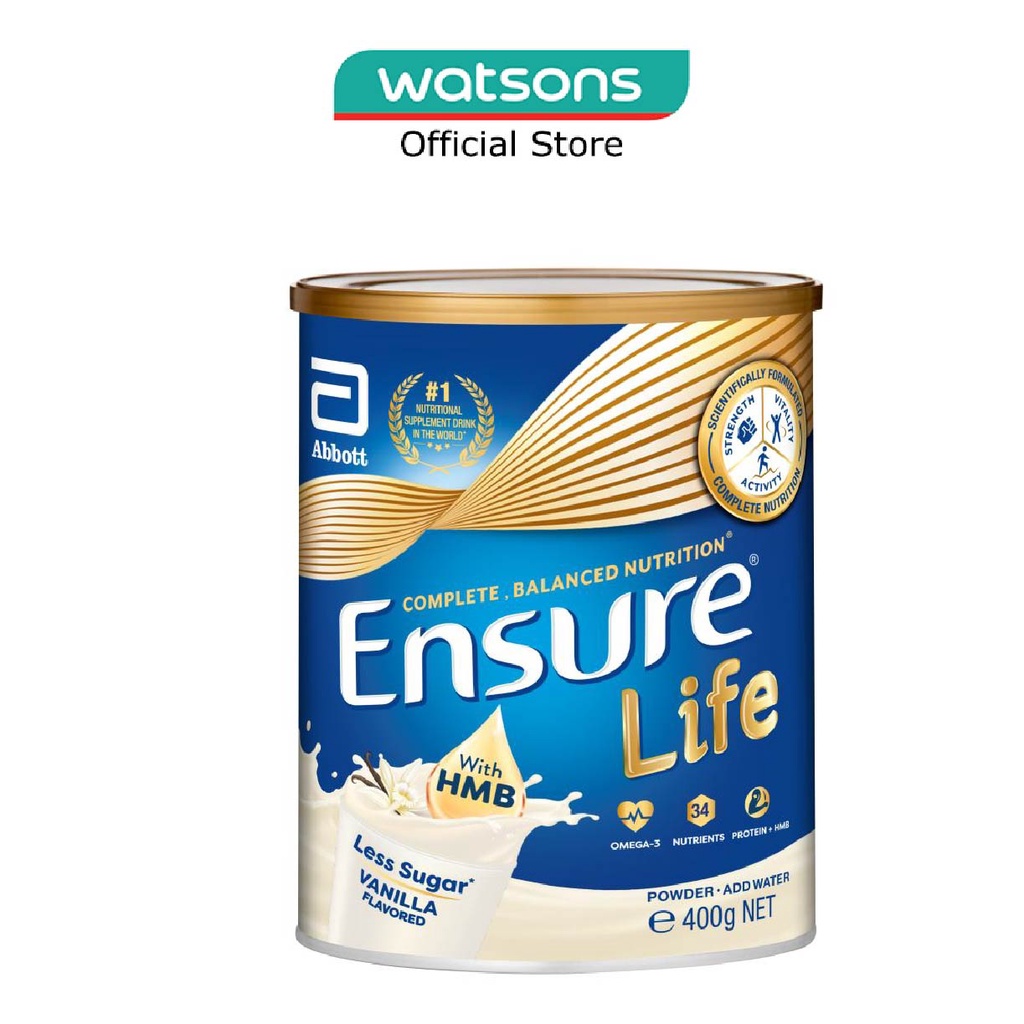 ENSURE Life Powder Vanilla 400G | Shopee Singapore