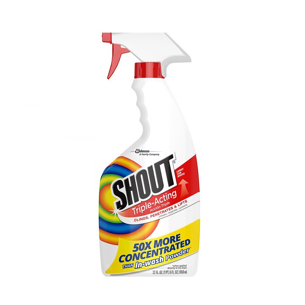 Shout Triple Acting Laundry Stain Remover 22Oz | Shopee Singapore