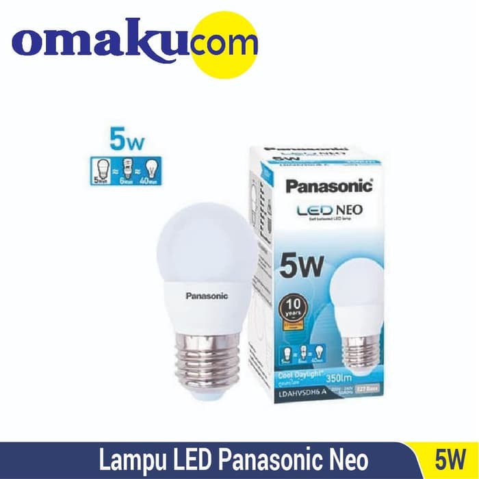 Panasonic Neo 5W LED Bulb | Shopee Singapore