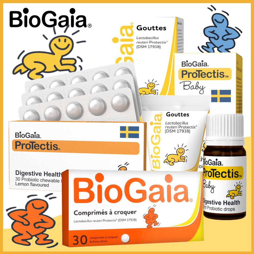 Biogaia Probiotics / Protectis Tablets / Baby Drops [ Lemon ...