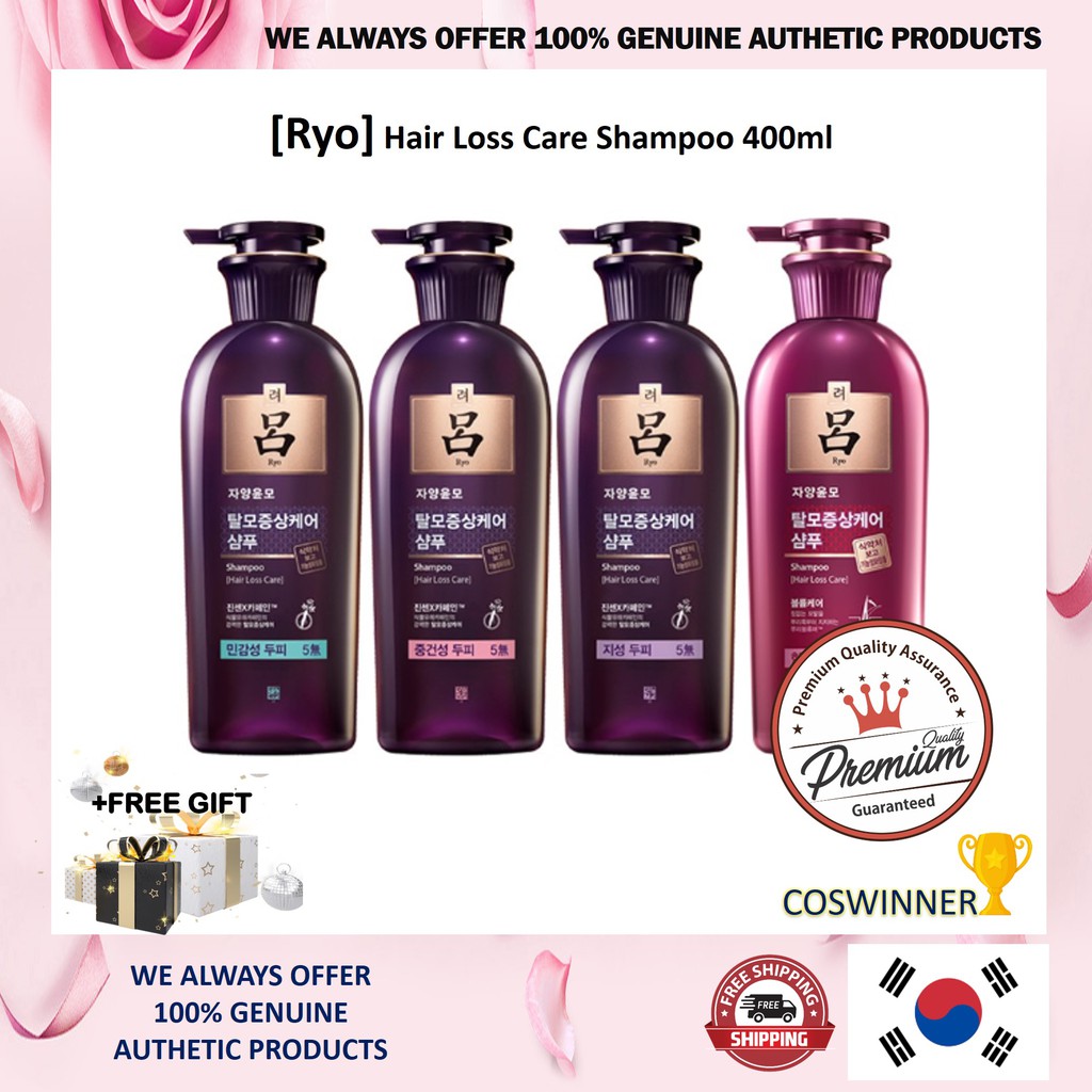 [Ryo] Hair Loss Care Shampoo 400ml / Shipping from Korea | Shopee Singapore