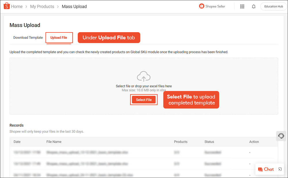 Mass Upload | SG Seller Education [Shopee]