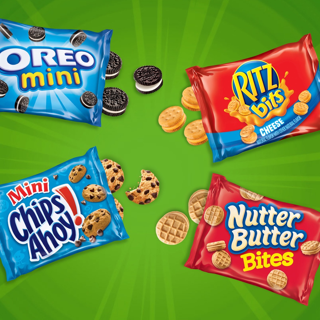 Mini Snack Snack 28g Pack, Imported Us / Oreo - Ritz - Nutter Butter ...