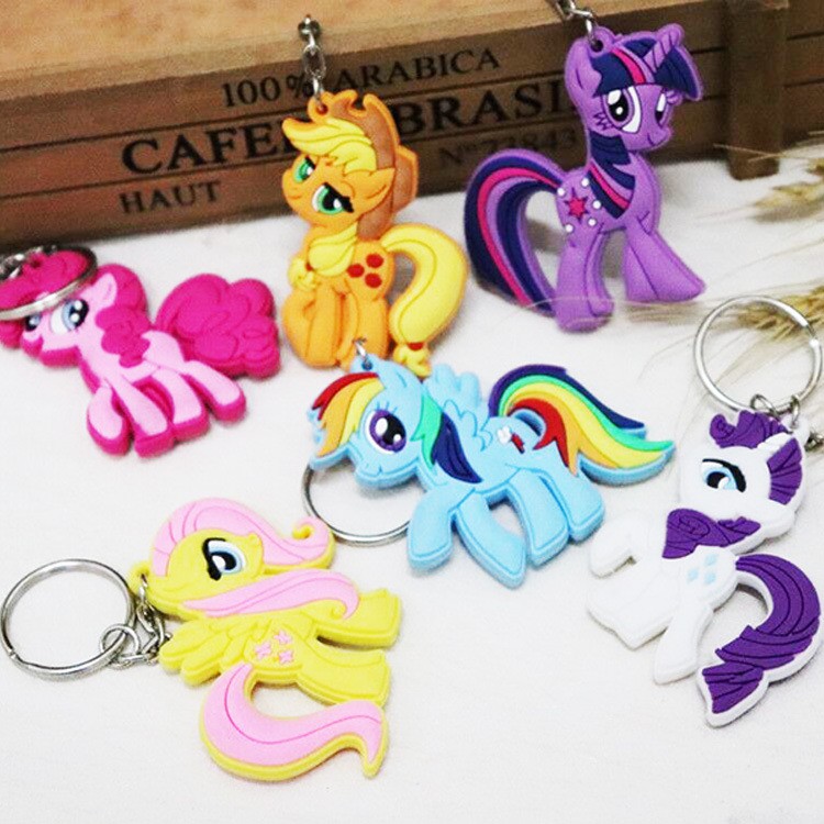 【Available】 PVC My Little Pony Accessories Cute Horse Colorful Pony ...