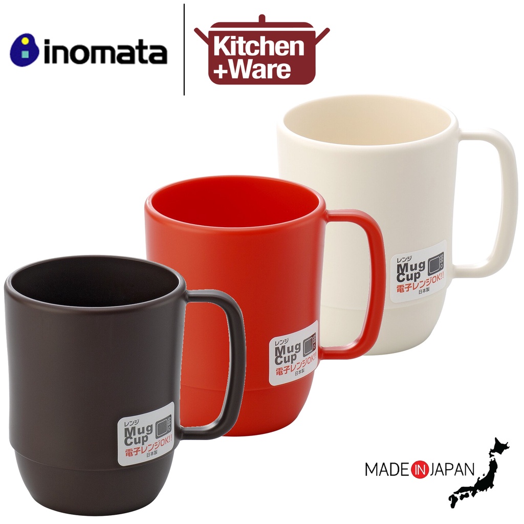 [Japan] Inomata Microwave Mug | Simple Mug | Plain Mug | Made in Japan ...