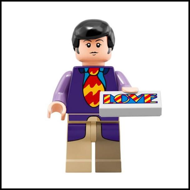 Beatles John Lennon Paul Mccartney Ringo Harrison Minifigure Lego ...