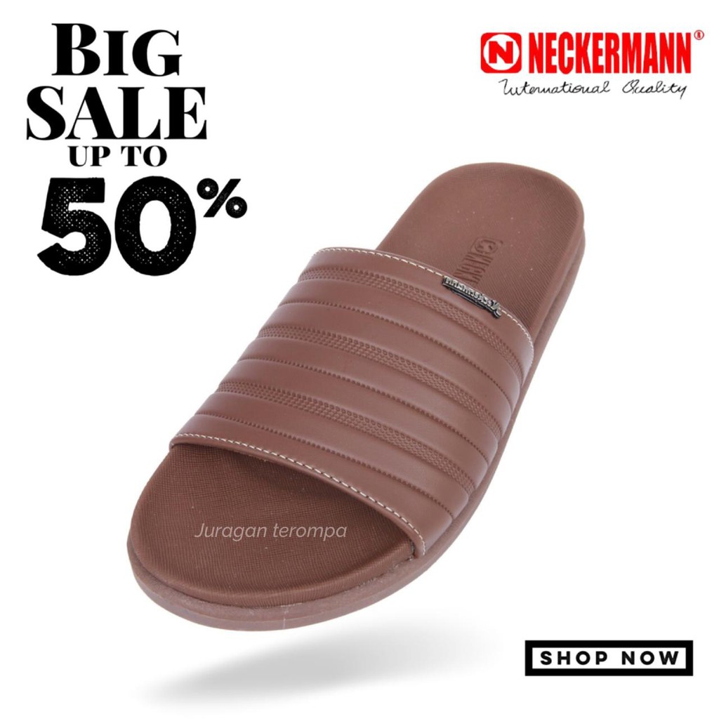 Men'S Slides Slides Neckermann Sandals Men Hando 195 Light Brown ...