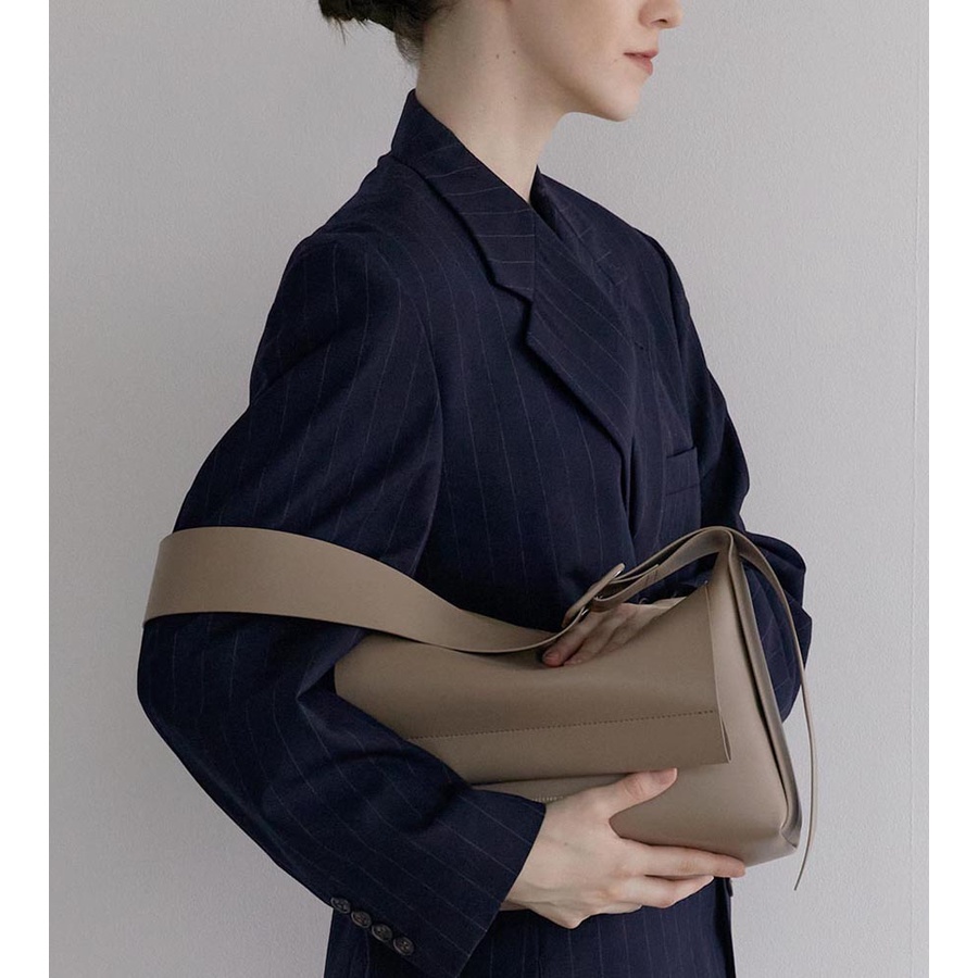 LECC PROJECT LOG FLAP BAG-Artificial Leather_TAUPE | Shopee Singapore