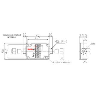 Togi Toyogiken BOXTC-6 Box Terminal with Spring IP65 250VAC/DC 15A ...