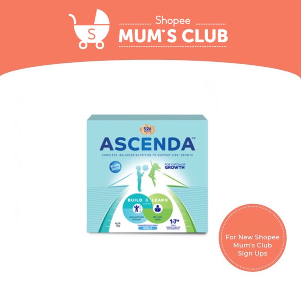 [Shopee Mums Club Welcome Gift] Wyeth Nutrition S-26 Ascenda (1-7 ...