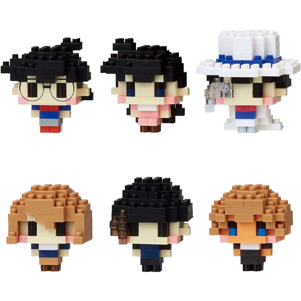 Nanoblock Mini-Nano Detective Conan NBMC_03S 1BOX = 6 pieces, total 6 ...