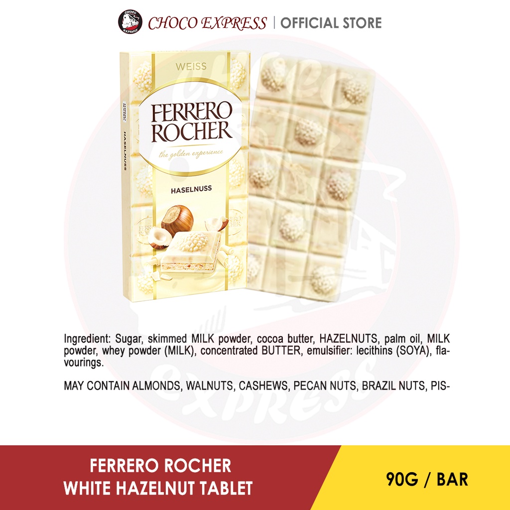 Ferrero Rocher Raffaello Premium Chocolate Tablet Assorted Flavor 90G ...