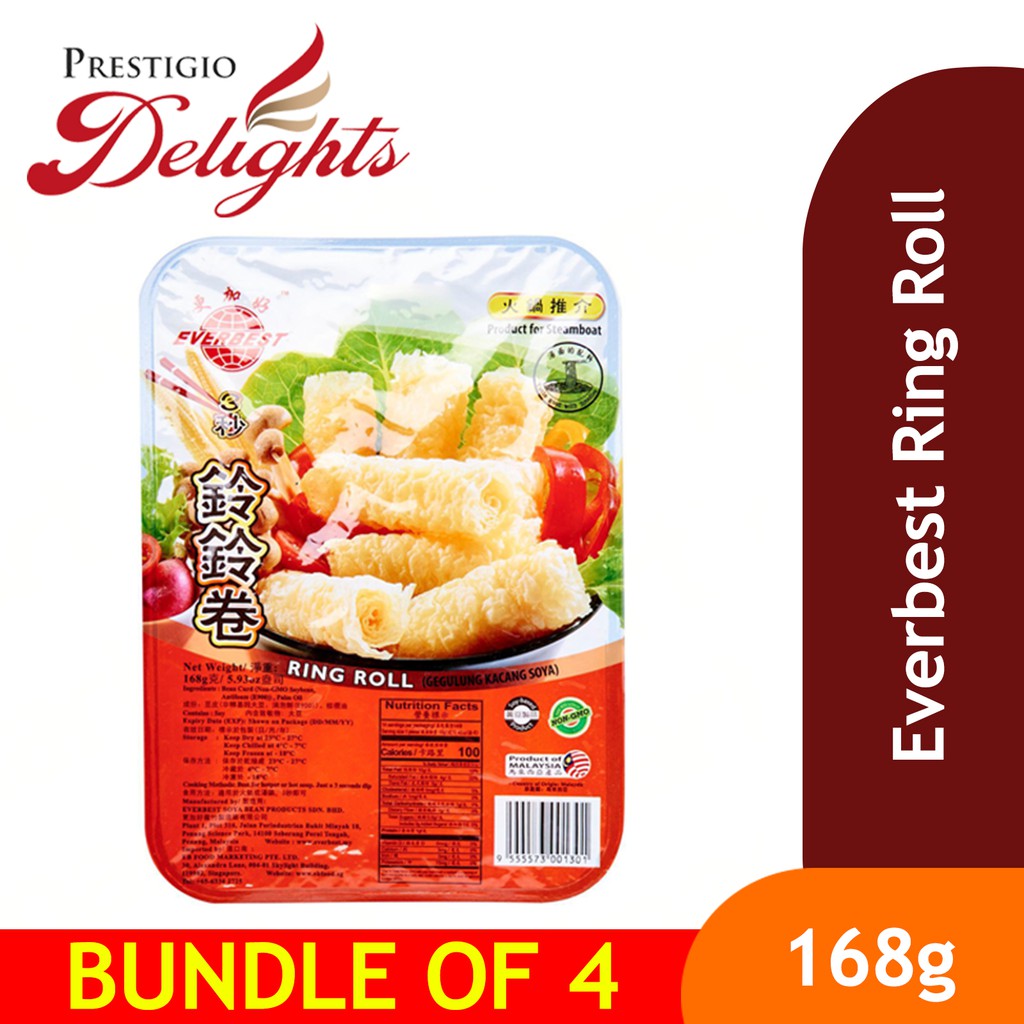 Everbest Ring Roll ( No.1 Item for Steamboat) Bundle of 4 | Shopee ...