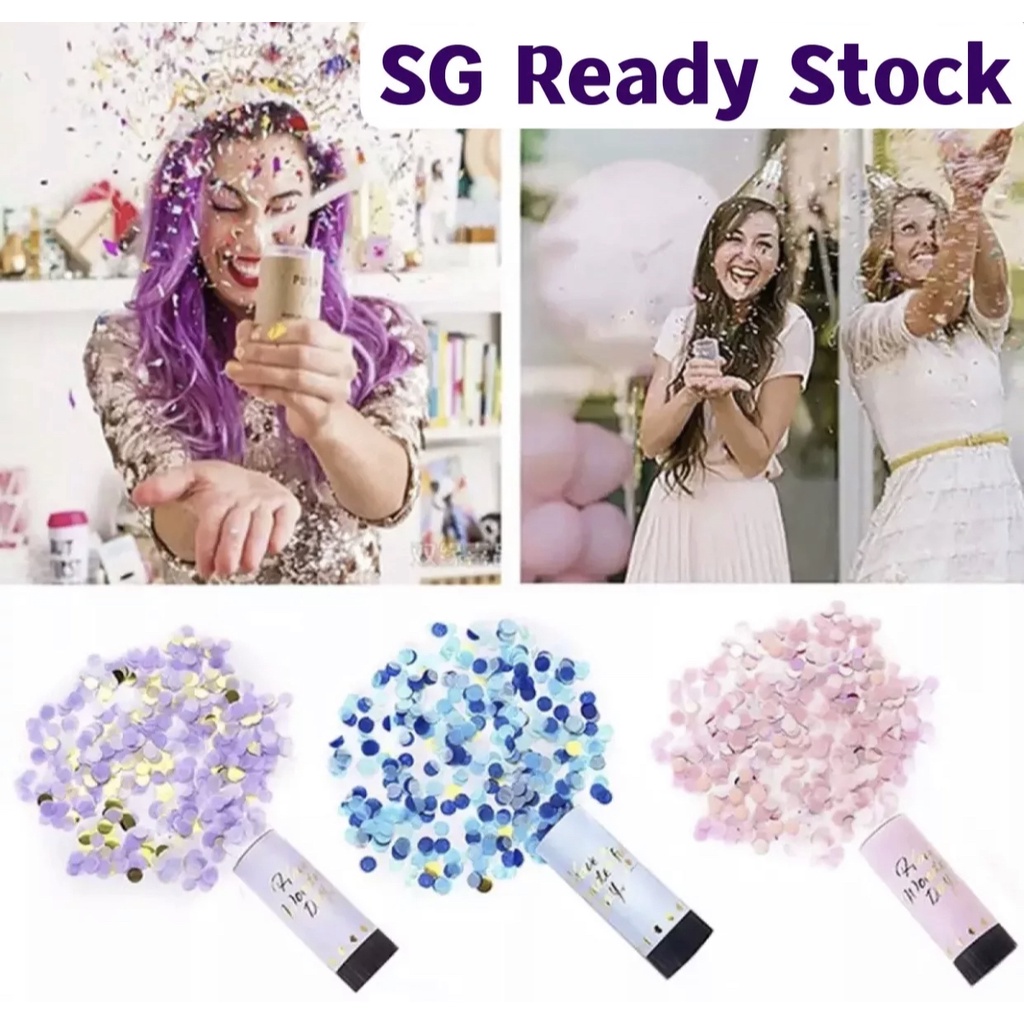 [SG Local Stock] Portable Wedding Romantic Firework Flower Cannon Petal ...