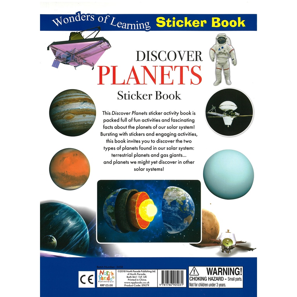 Solar System Stickers Books