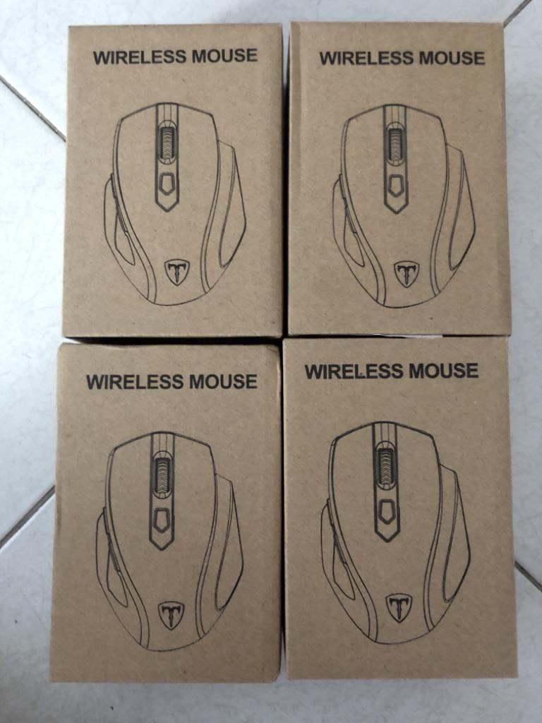 VICTSING Full Size Wireless Mouse 5 Adjustable CPI Levels 6 Buttons PC ...