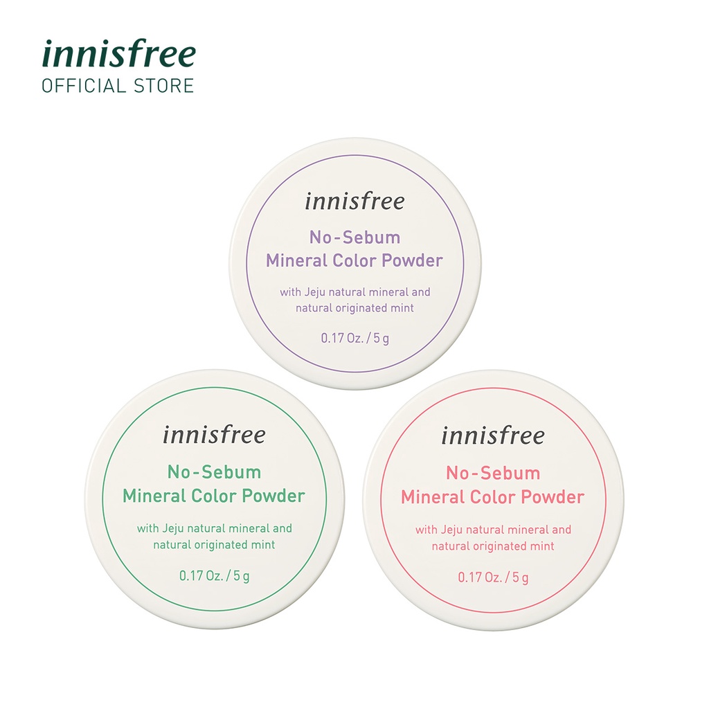 innisfree No Sebum Mineral Color Powder 5g | Shopee Singapore