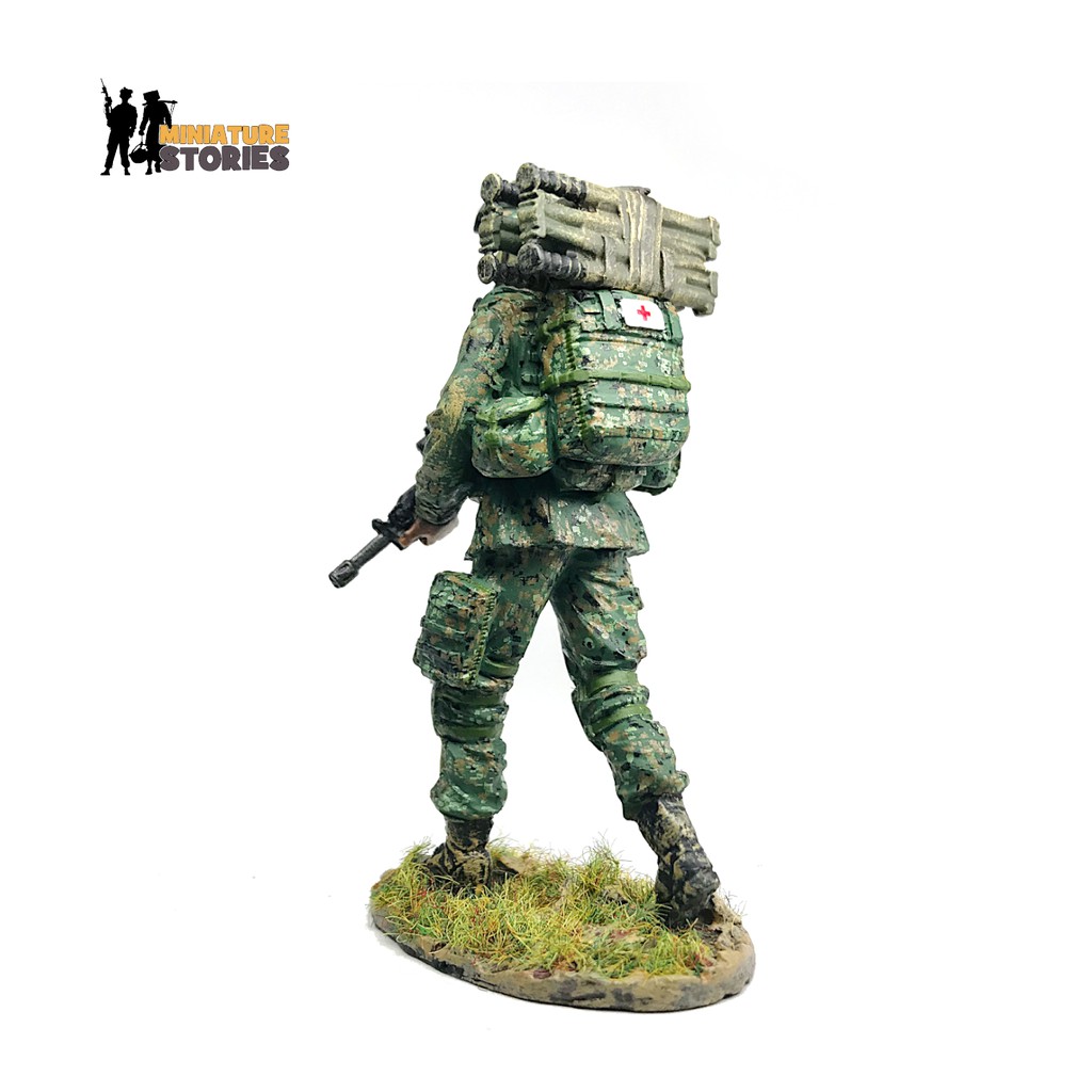 Combat Medic Statue Drawing