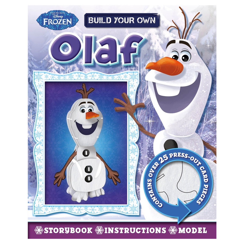 Disney Frozen Activity Book & Craft with 25 Pc Olaf Model & Step by ... Disney Frozen Activity Book & Craft with 25 Pc Olaf Model & Step by ...