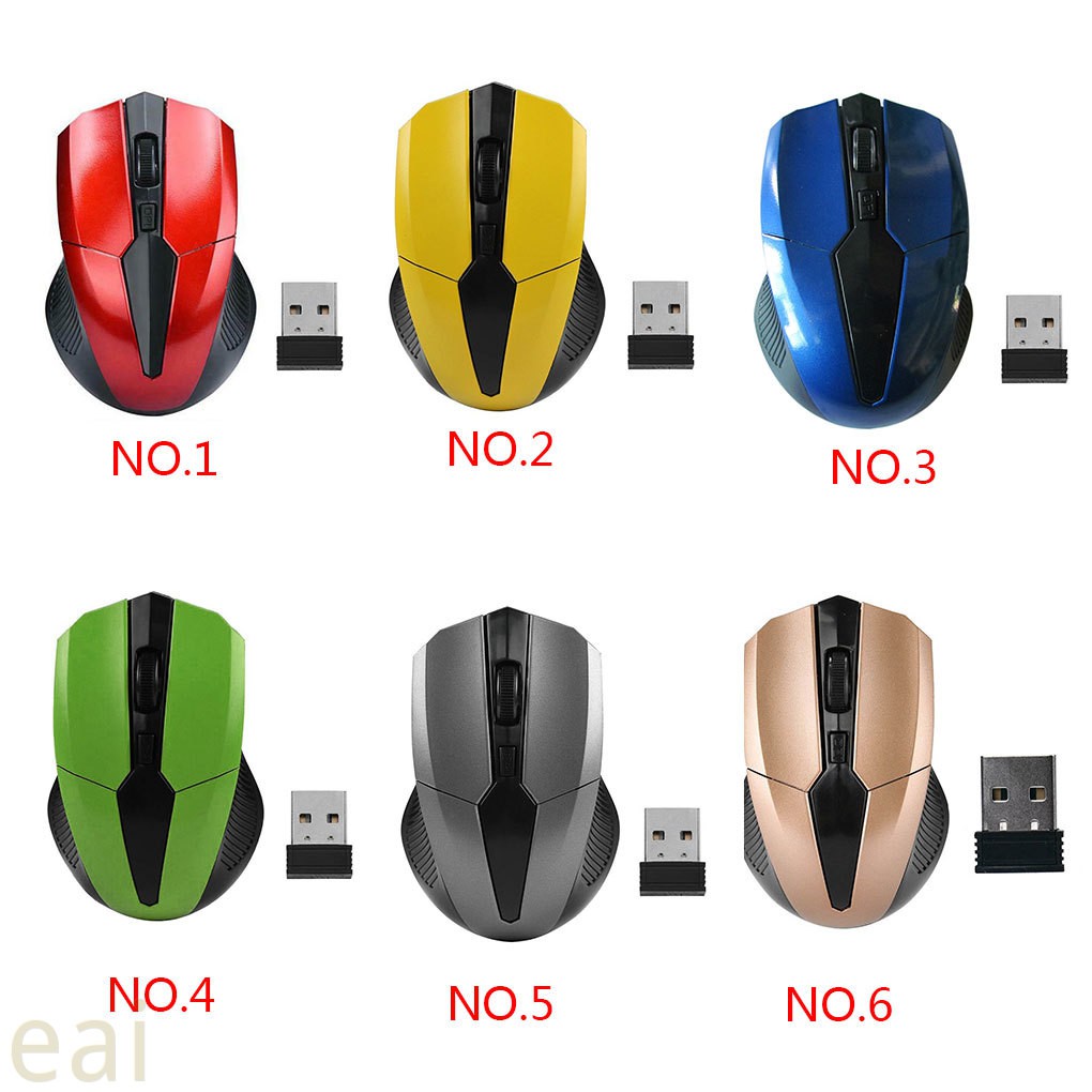 2.4Ghz Wireless Mouse 1200DPI Adjustable Home Office Computer Game ...