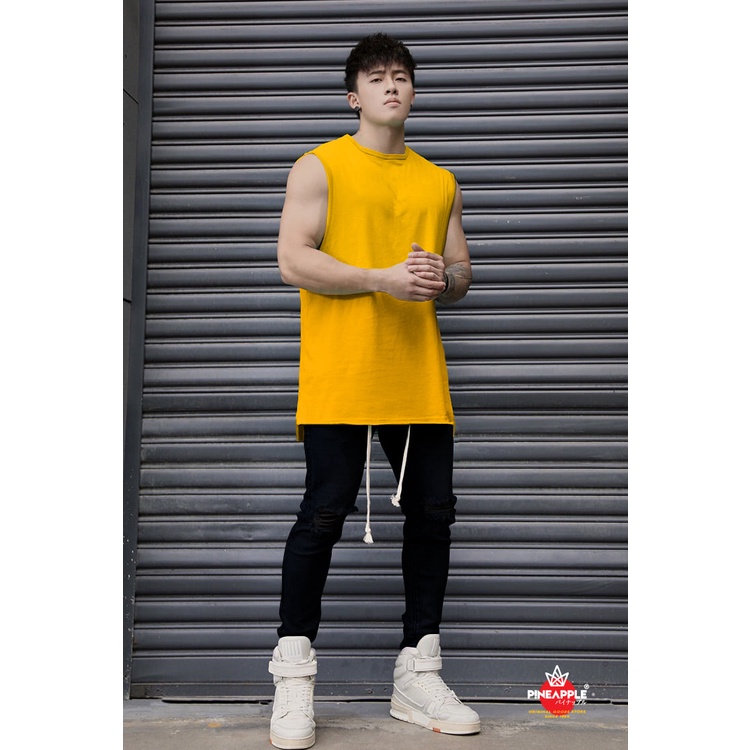 Spaghetti straps top split flaps | Shopee Singapore