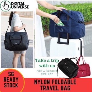 Nylon Foldable Travel Bag Large Travel Luggage Bag Carry Holdall Bag ...