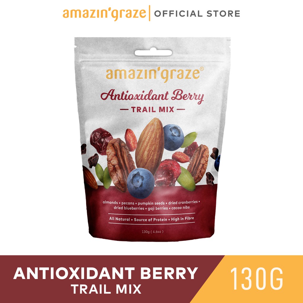 Amazin' Graze Healthy Antioxidant Berry Trail Mix 130g | Shopee Singapore