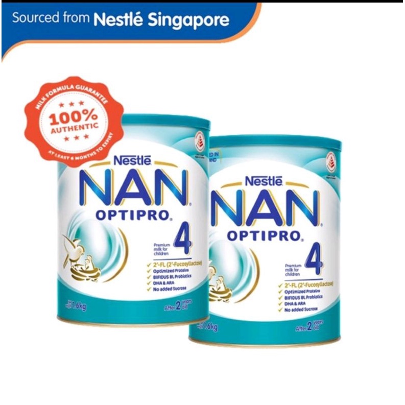 (Bundle of 2) Nestle Nan OpticPro 4 1.6kg (Singapore Source) | Shopee ...
