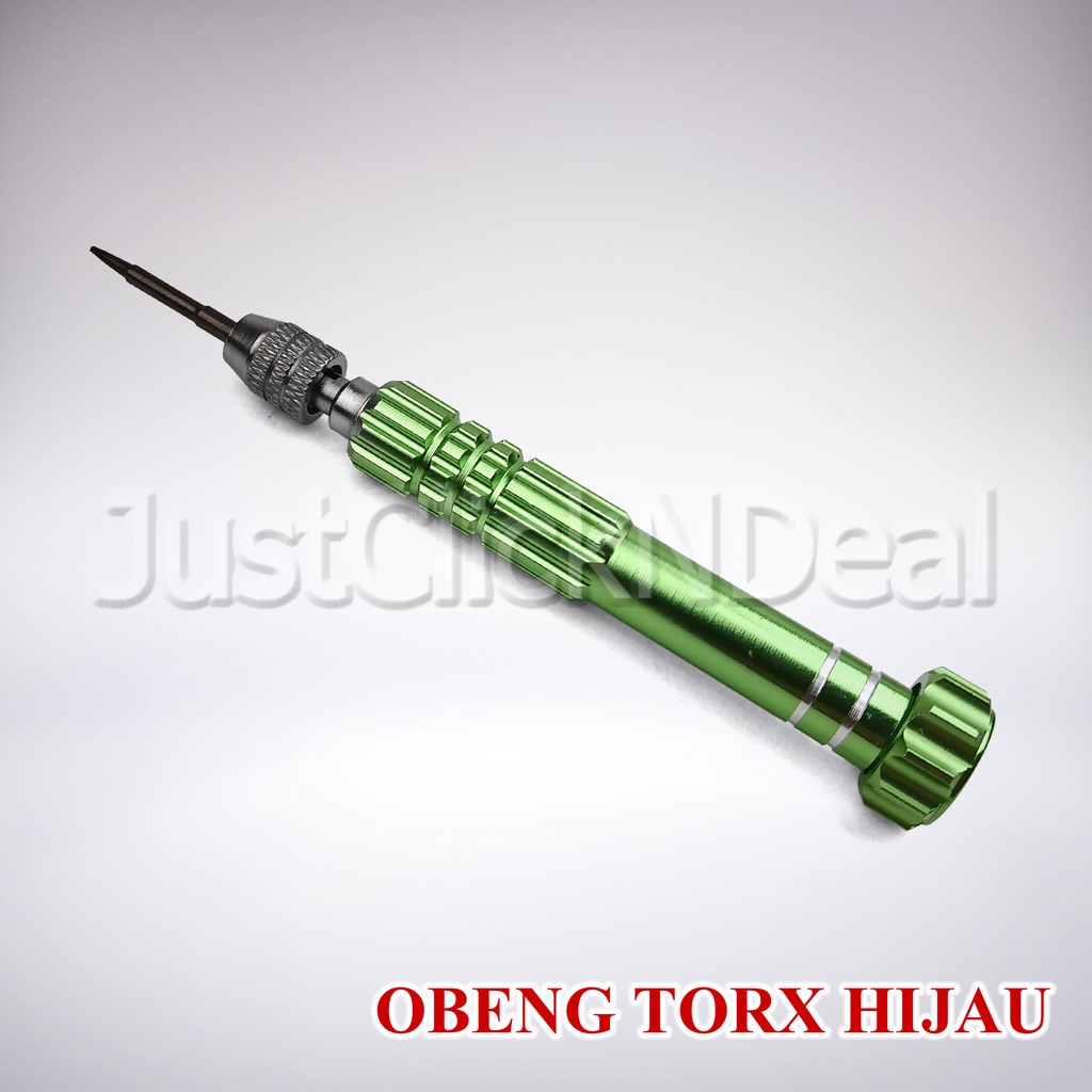 Torx T4 T5 T6 Plus Minus 5 IN 1 Screwdriver Green | Shopee Singapore