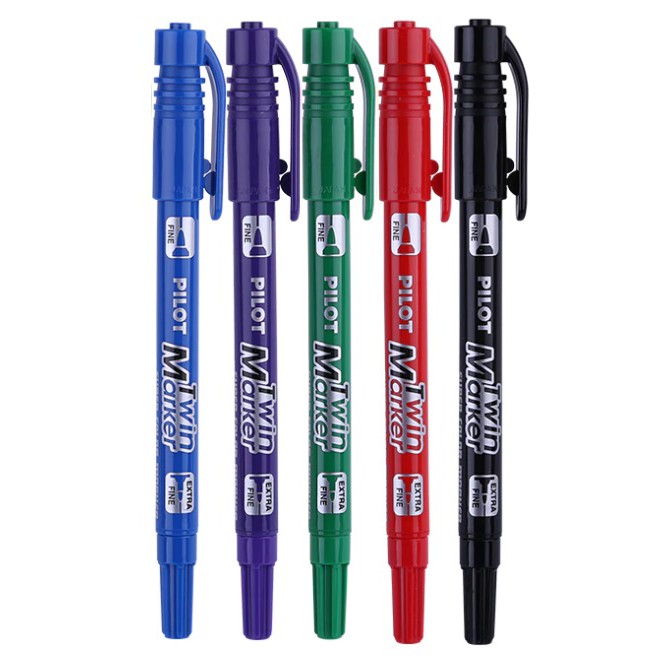 Pilot Permanent Twin Marker (Fine/Extra Fine) | Shopee Singapore