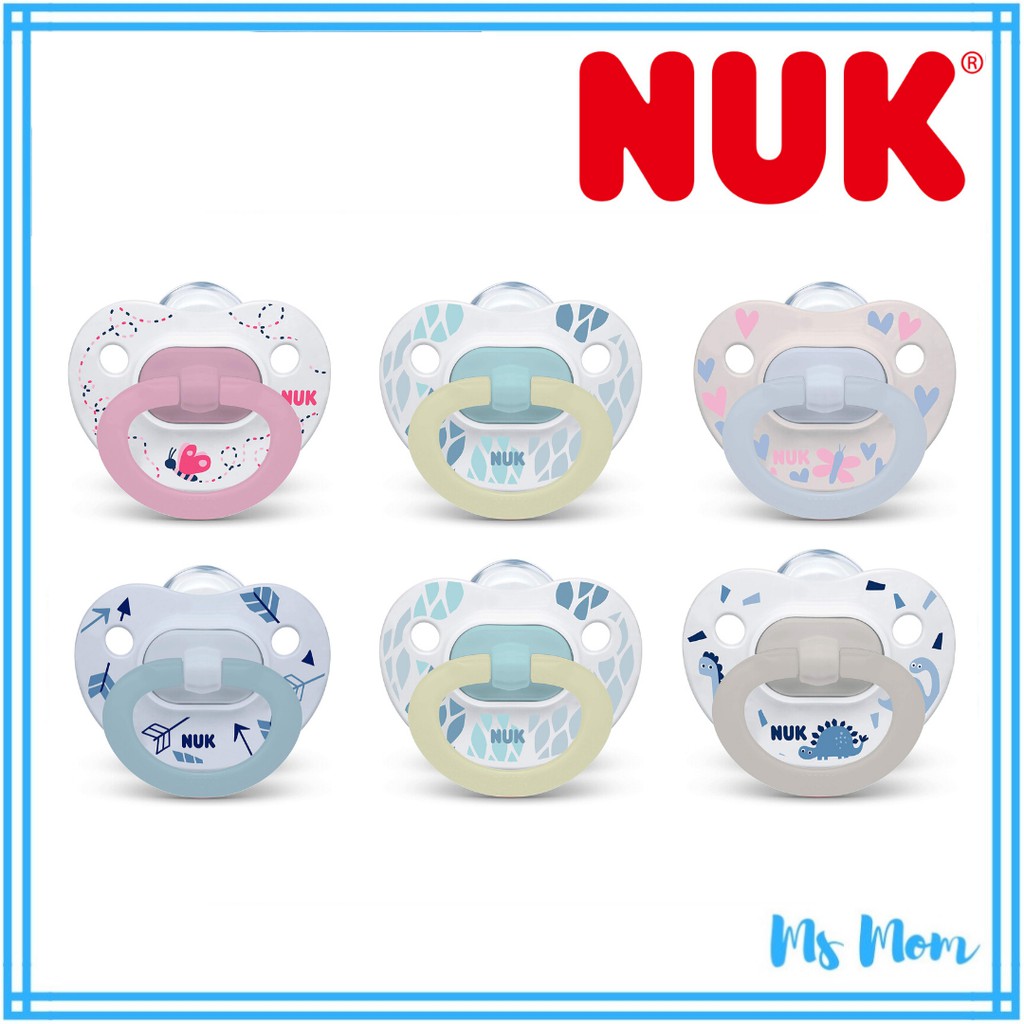 NUK Pacifier Value Pack (3 pcs) 0-6m and 6-18m | Shopee Singapore