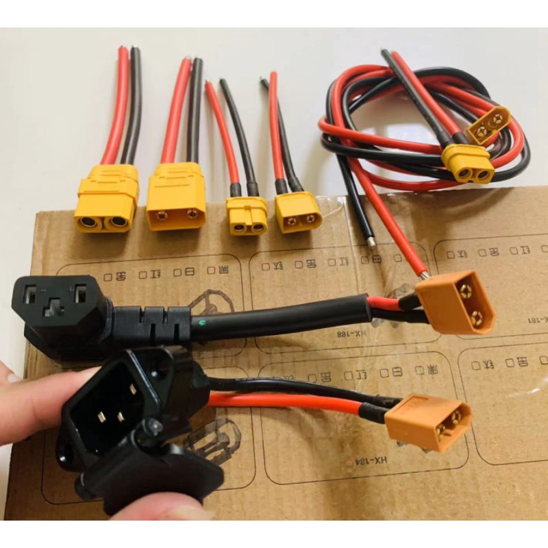 xt90 xt60 ebike connector 3pin charging port xt90 with wire xt60 ...