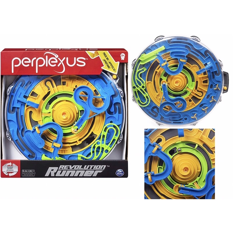 [Authentic] SPIN MASTER Games Perplexus Revolution Runner, Motorized ...