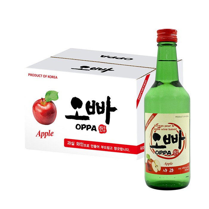 Oppa Soju Apple 20x360ml [Korean] | Shopee Singapore