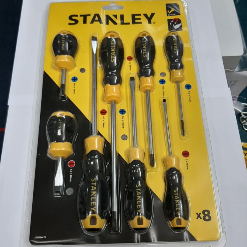 Stanley 8 Pcs Screwdriver Set STMT66673 | Shopee Singapore