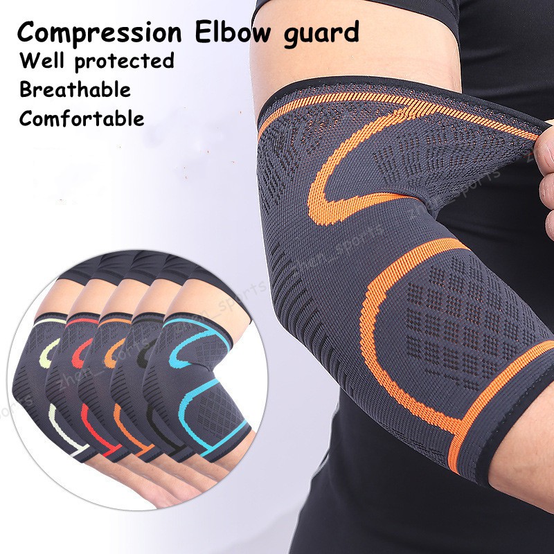 Compression Elbow Guard 1 pair (2 pcs) Elastic Elbow Protection ...