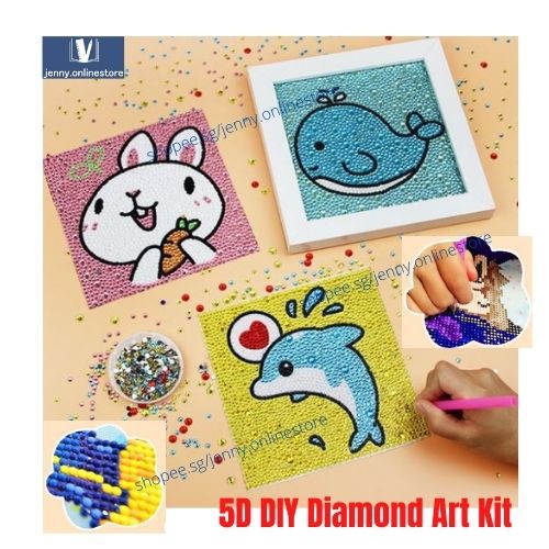 DIY Cartoon Diamond Art Kit/Painting/Sticky Diamond Art & Craft for ...